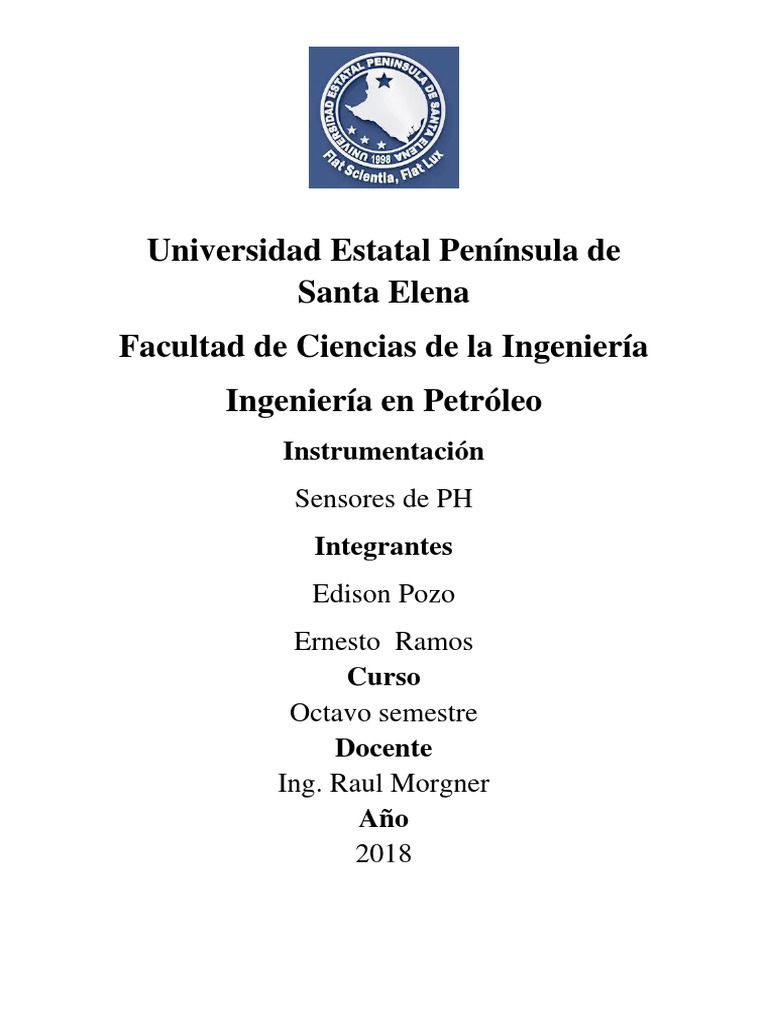 Informe Sensores de PH Instrumentacion | PDF | Mosfet | Ph