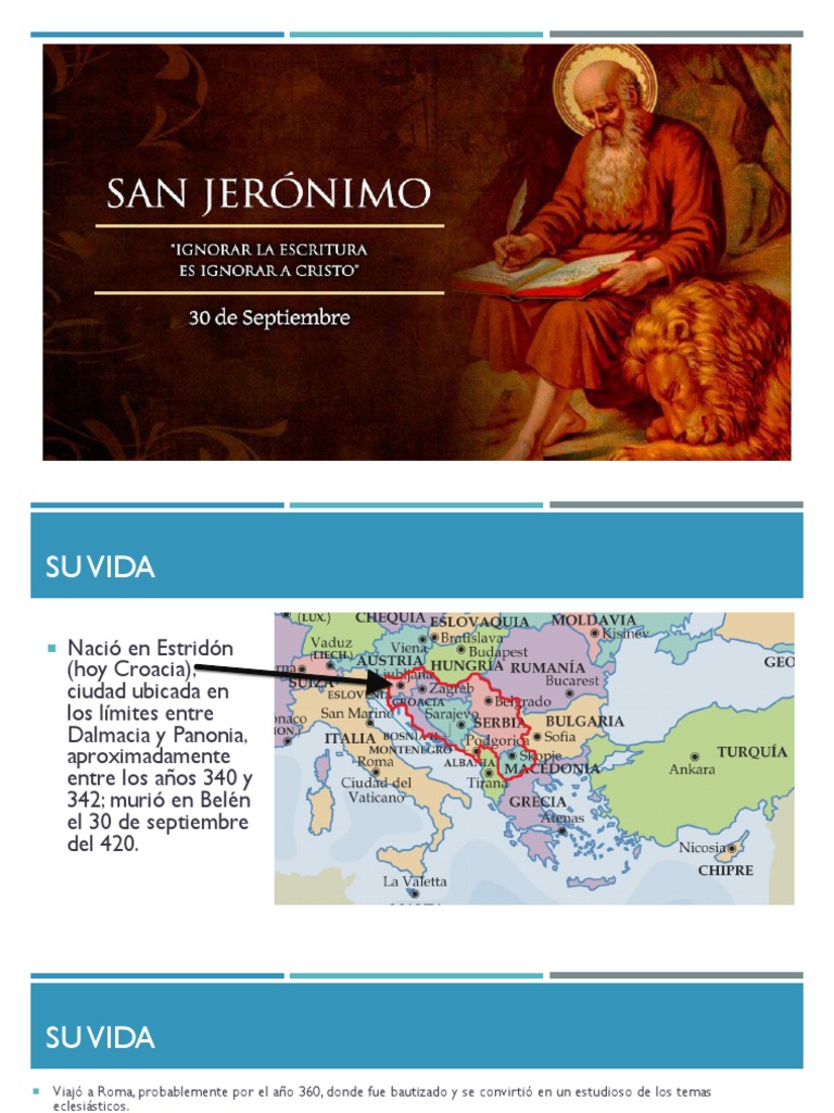 San Jerónimo | PDF | Jerome | Biblia