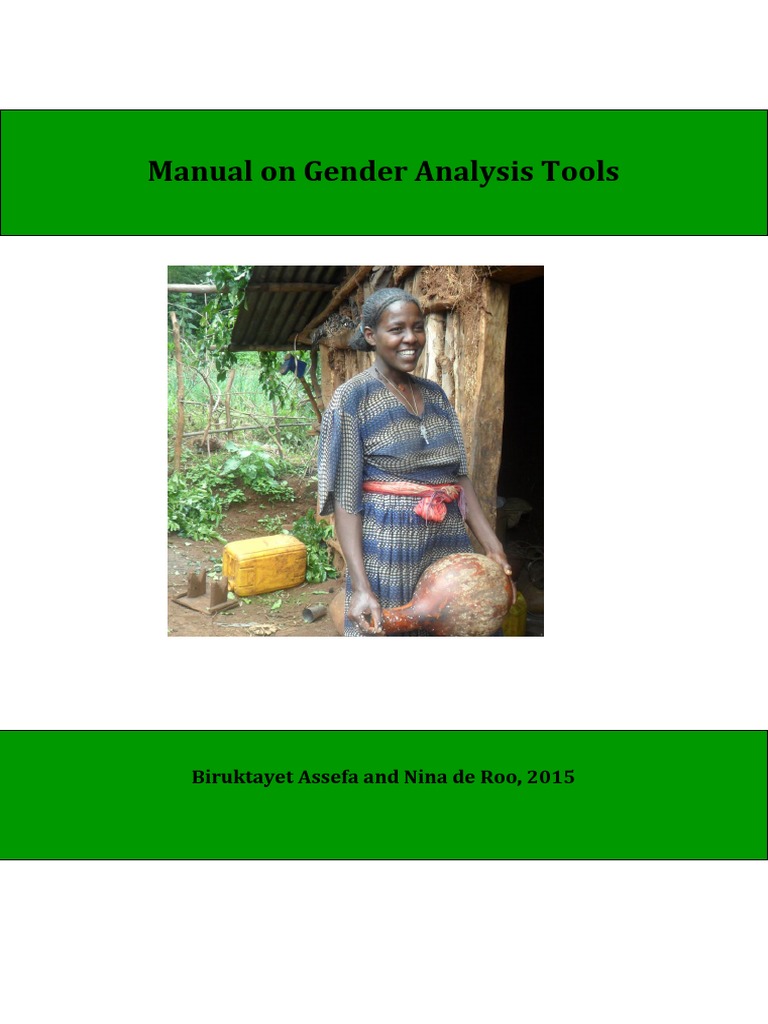CASCAPE Manual Gender Analysis Tools FINAL1456840468 | PDF | Gender ...