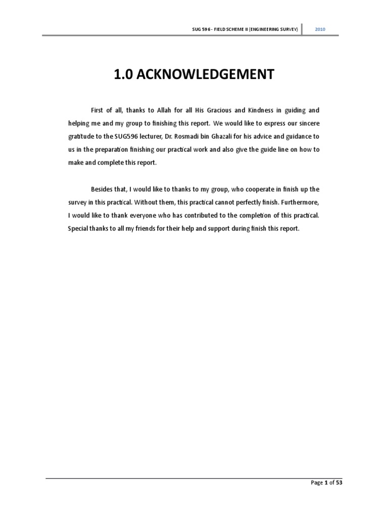 Contoh Report Engineering | PDF | Errors And Residuals | Degrees Of ...