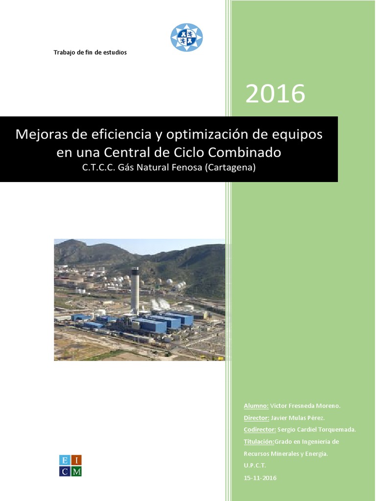 Mejoras Al Ciclo Brayton | PDF | Energía eólica | Generación eléctrica