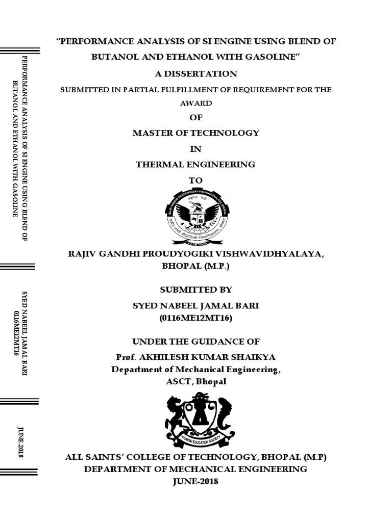 Submitted in Partial Fulfillment of Requirement For The Award | PDF