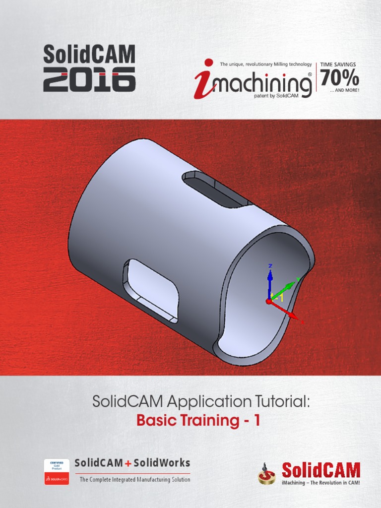 SolidCAM 2016 5 Axis Basic Training Vol 1 PDF | PDF | Cartesian ...