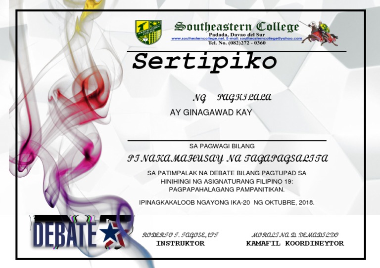 Certificate 101 | PDF