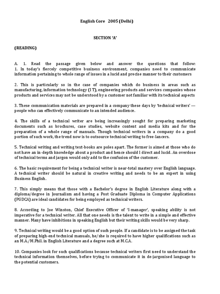 English Core 2005 | PDF | Communication