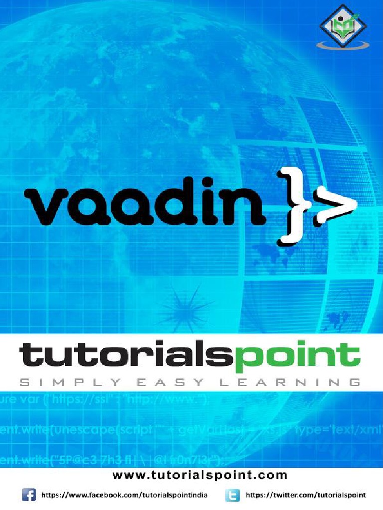 Vaadin Tutorial | PDF | Java Script | Hyperlink
