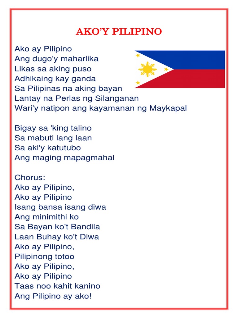 Ako Ay Pilipino
