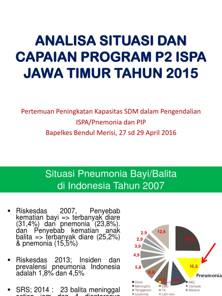 Analisis Program P2 ISPA Jatim 2015 | PDF