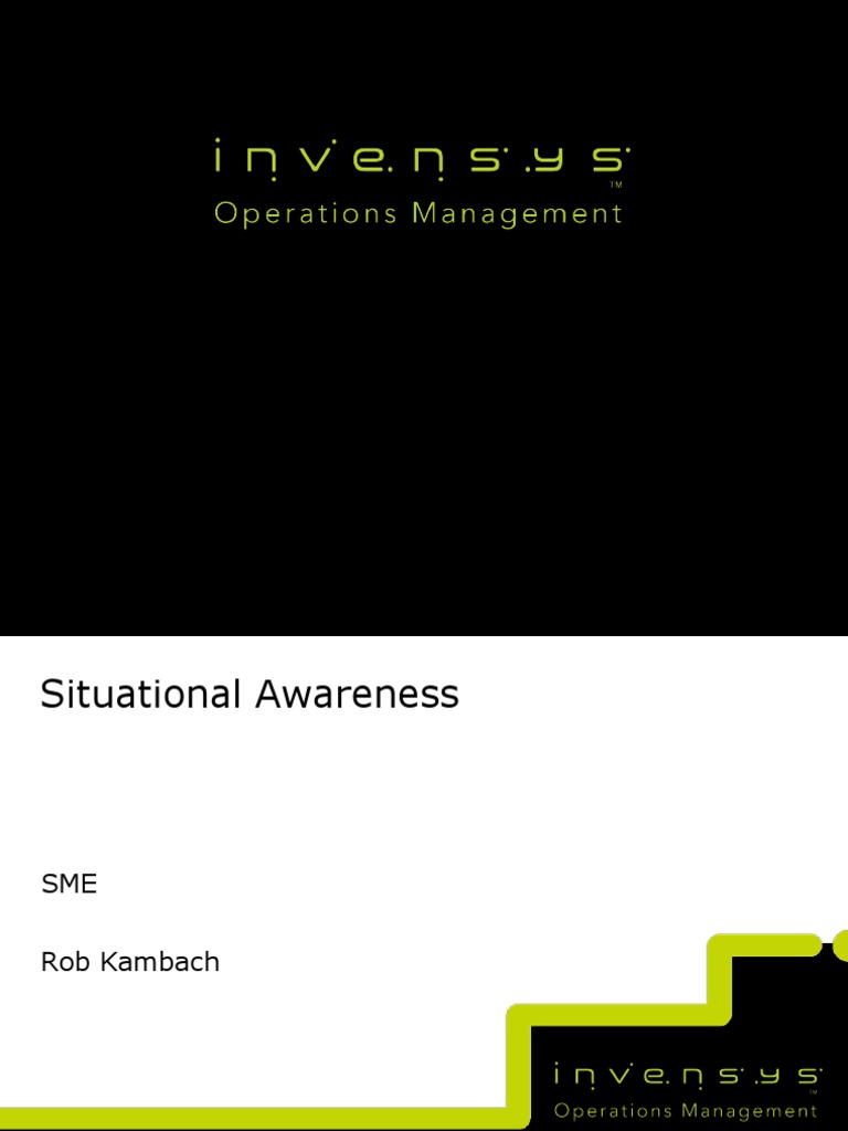 10 Situational Awareness PDF | PDF | Design | Automation