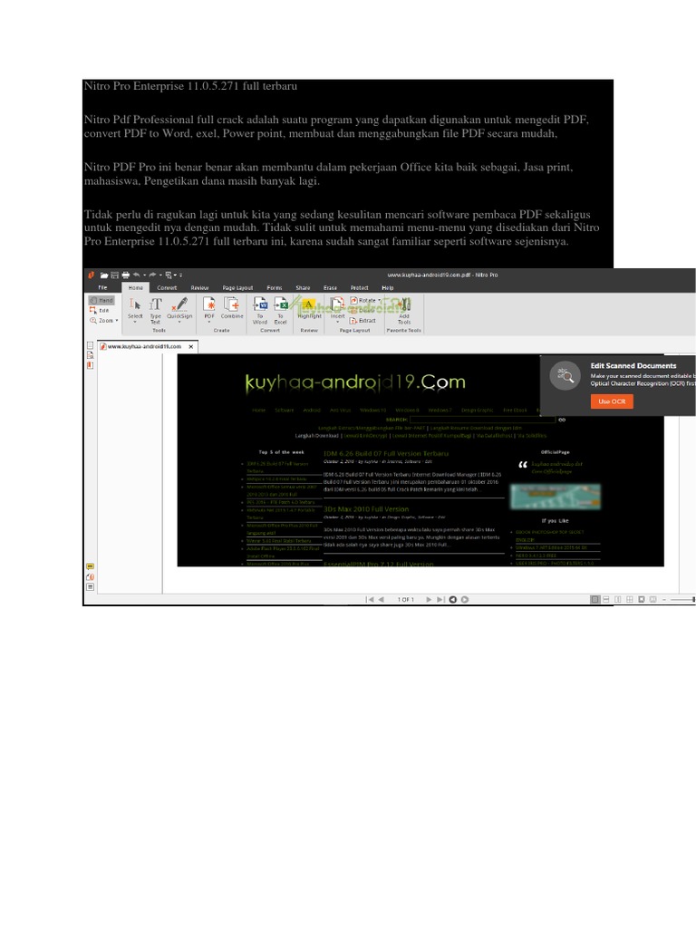 Nitro Pro 11 PDF editor crack | PDF
