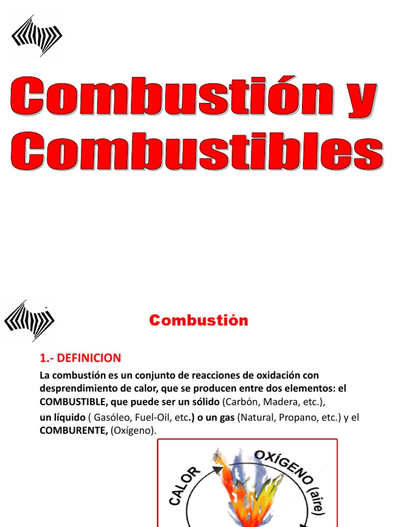 Combustión y Tipos de Combustibles | PDF | Combustión | Combustibles
