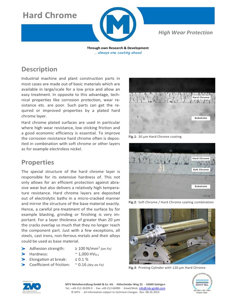 Hard Chrome GB | PDF | Chromium | Corrosion