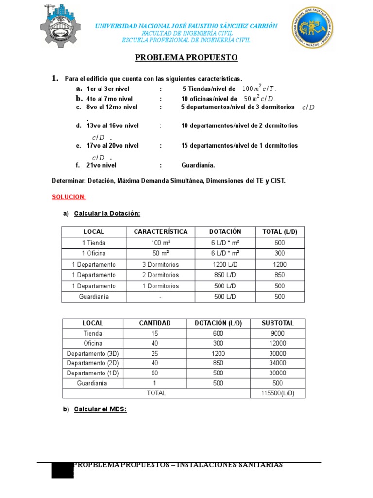 Problema Propuesto | PDF | Ciencia y Tecnología | Ingeniería