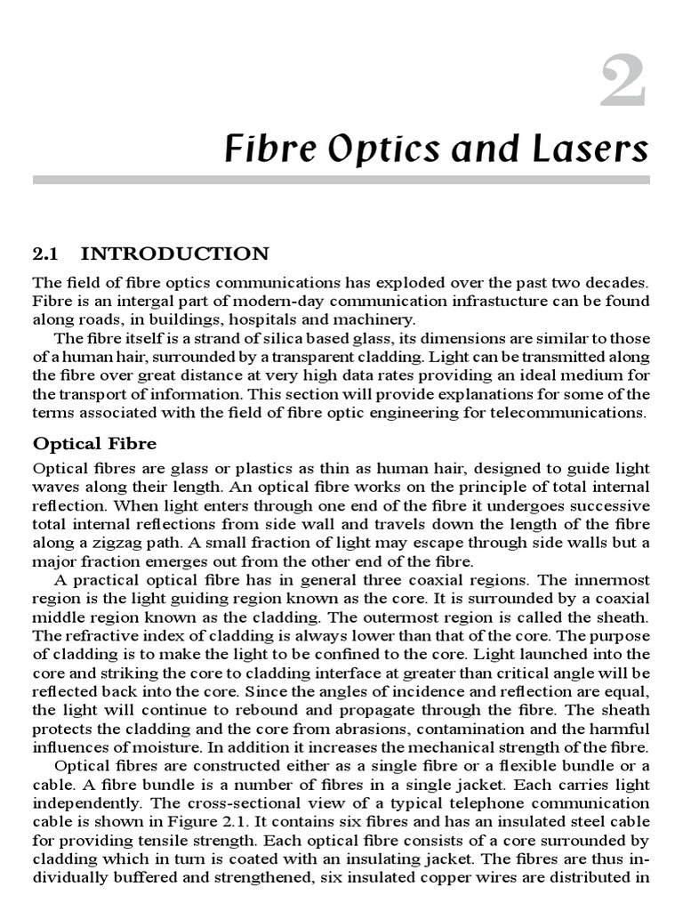 190 Sample Chapter | PDF | Optical Fiber | Dispersion (Optics)