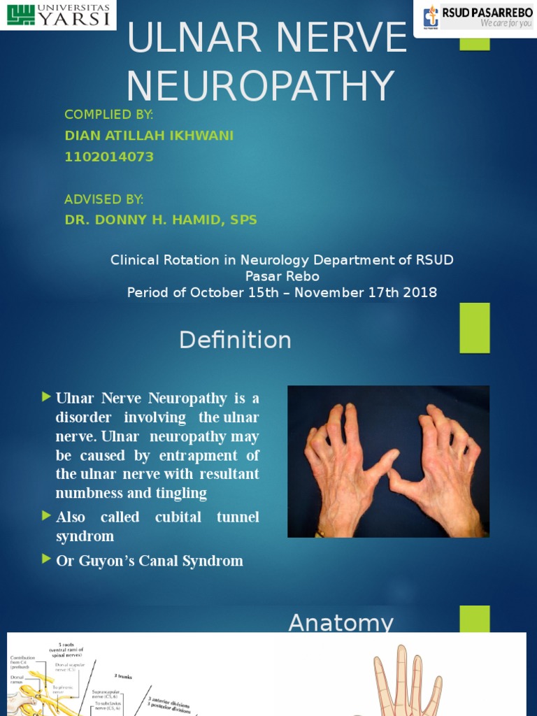 Ulnar Nerve Neuropathy | PDF | Neurology | Medicine