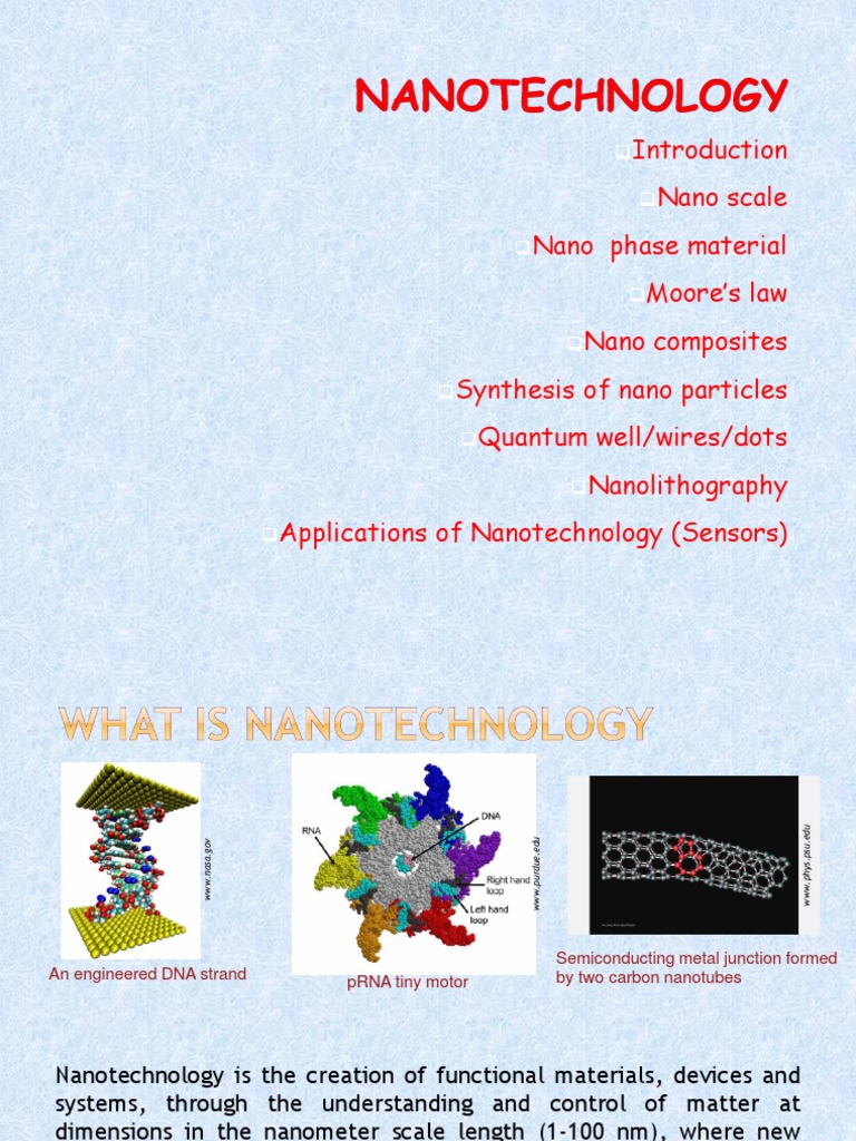 Understanding Nanotechnology Basics | PDF | Carbon Nanotube ...