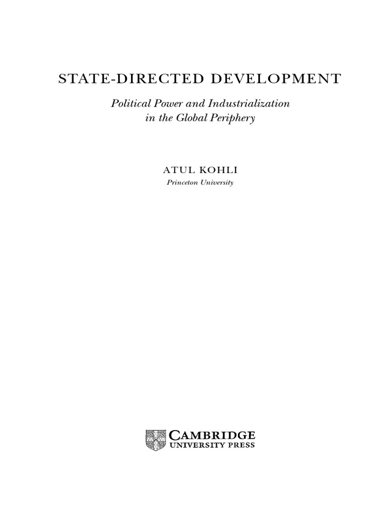 State Directed Development | PDF | Development Economics | Fascism
