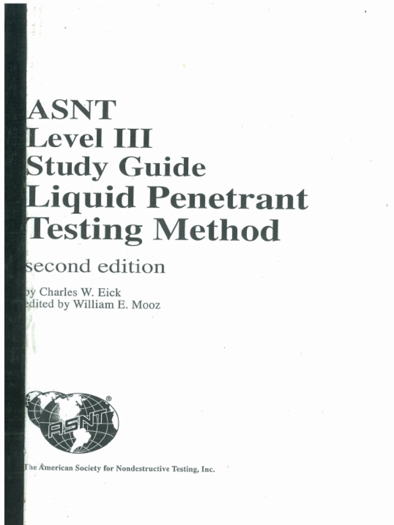 ASNT Level 3 PT Material | PDF