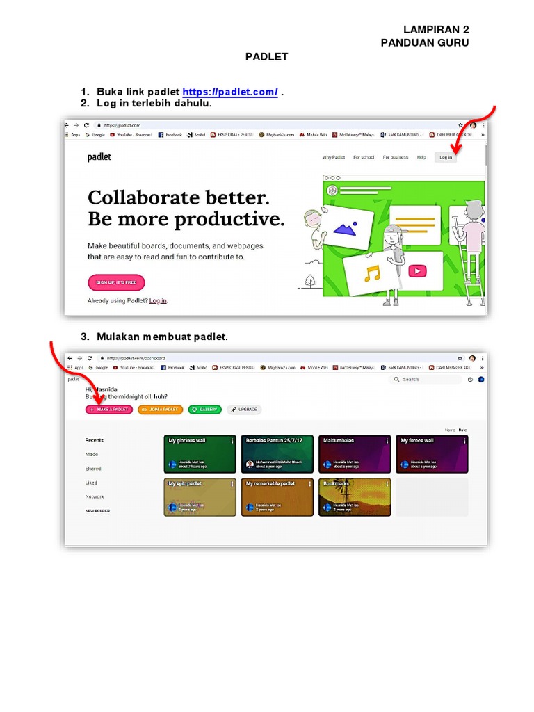 Cara Membuat Padlet | PDF