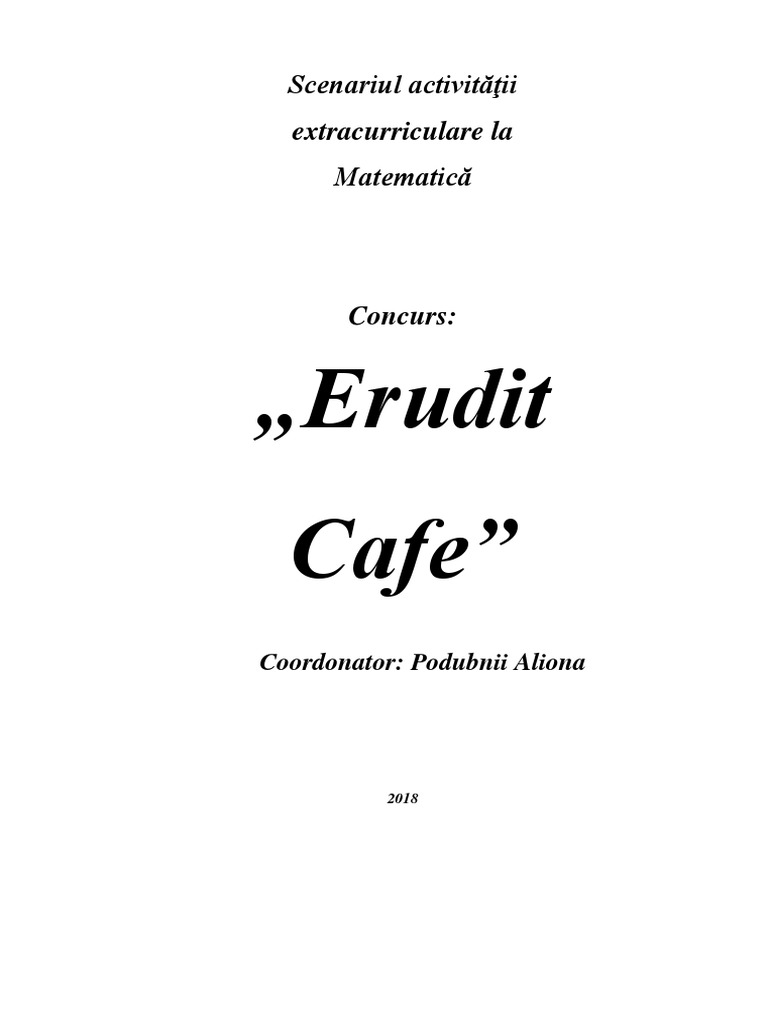 Concurs Matematica Al | PDF