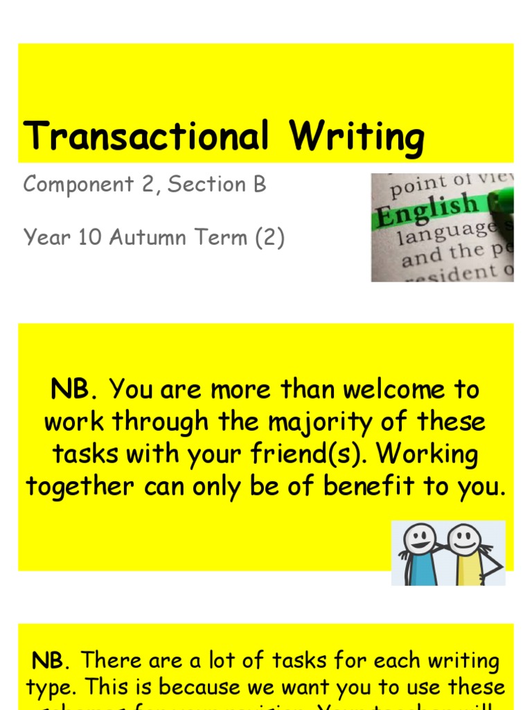 Transactional Writing | PDF | Question | Paragraph