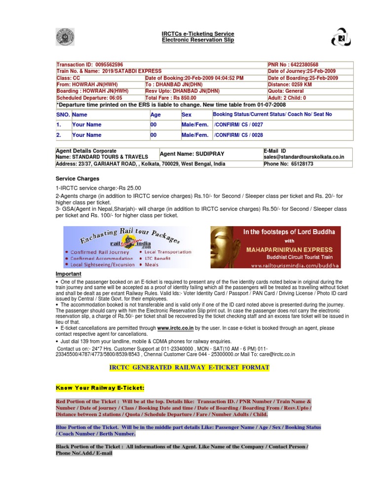 FORMAT Rail TKT | PDF | Identity Document | Ticket (Admission)