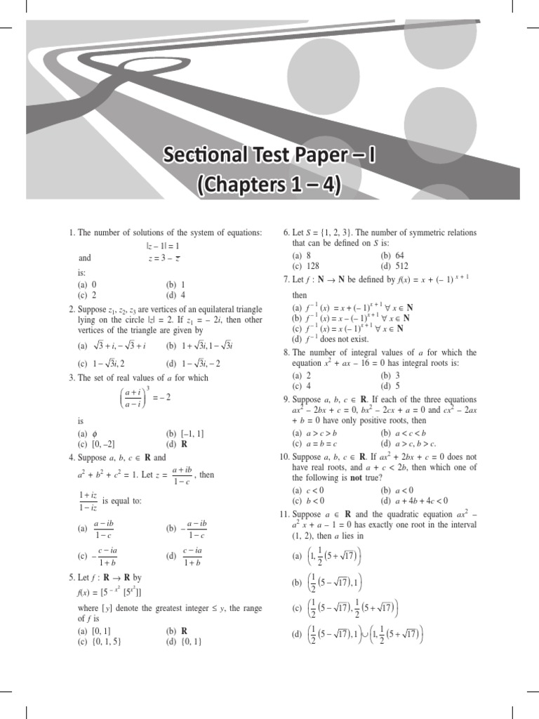 Paper 1 CH 1 To 4 | PDF | Number Theory | Discrete Mathematics