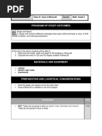 Minecraft Playground: Area & Perimeter Activity | PDF | Area | Minecraft
