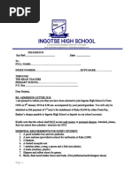 Outstanding School Fees Notification | PDF