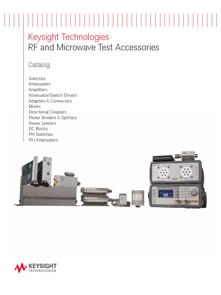 Keysight Technologies - RF and Microwave Test Accessories | PDF ...