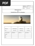 Method Statement For Fencing Installation | PDF | Personal Protective ...