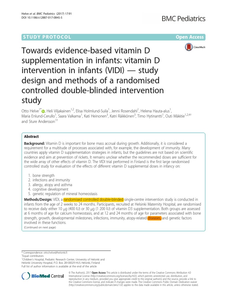 Vitamin D | PDF | Vitamin D | Analysis Of Covariance