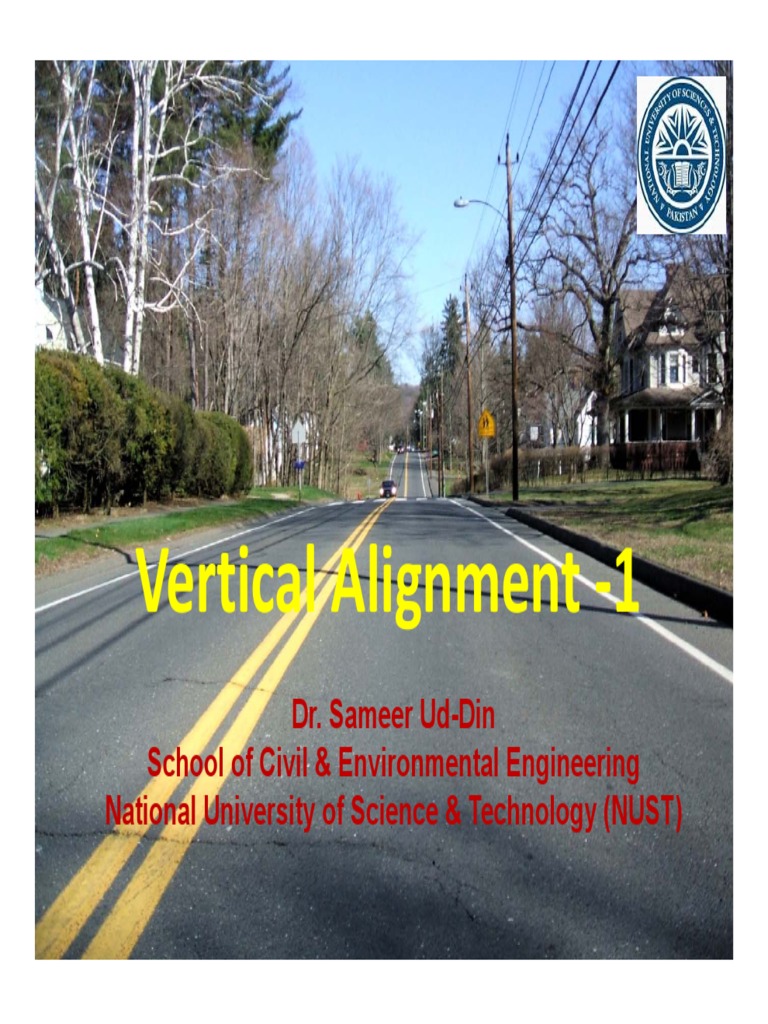 Vertical Alignment 1 | PDF | Slope | Transportation Engineering