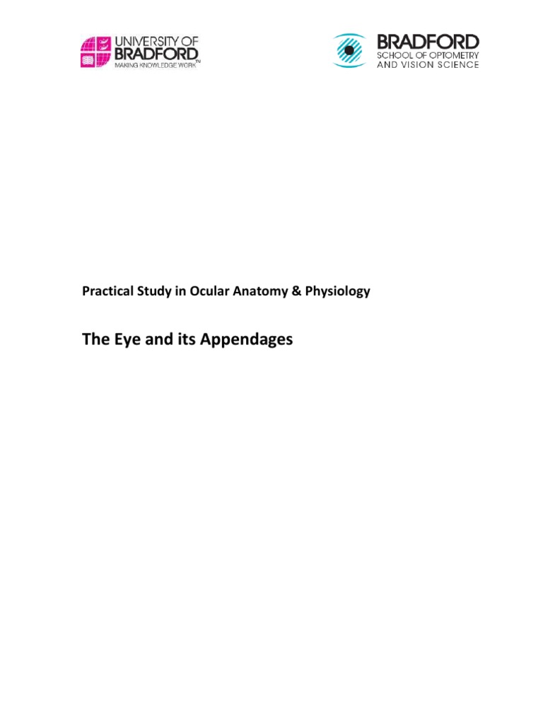 OAP 2010 Practical 1 - Anatomy of Eye and Appendages | PDF | Human Eye ...