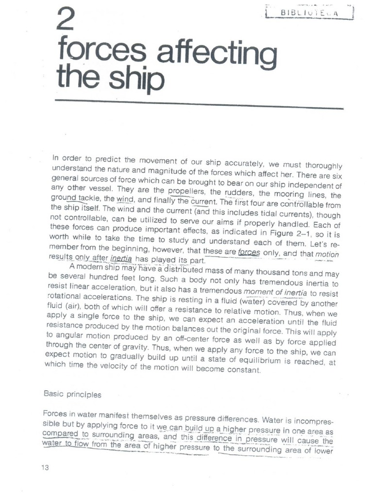 Naval Shiphandling Chap 2 PDF | PDF