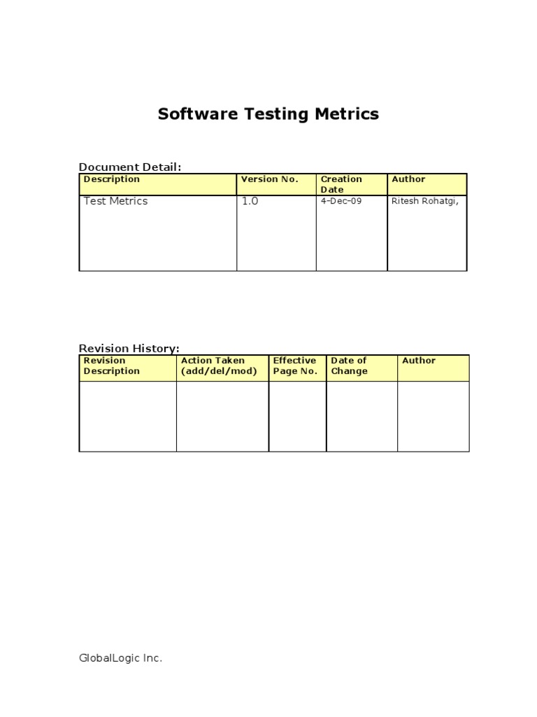 Testing Metrics | Software Testing | Variance