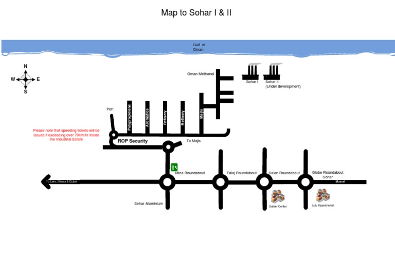 Sohar Power Plant Map - 21.02.11 | PDF