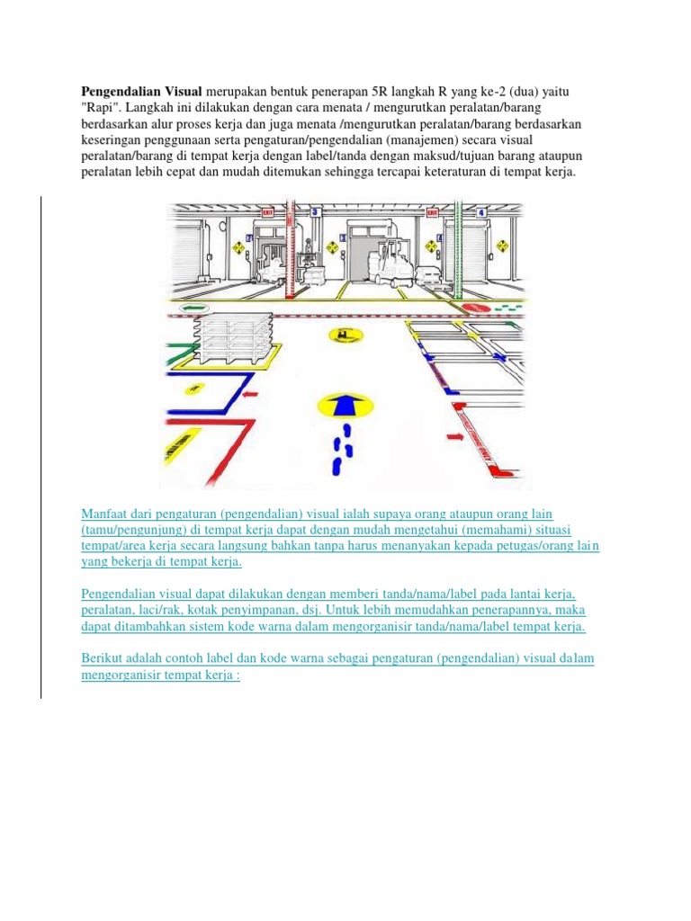 Pengendalian Visual dalam 5R di Tempat Kerja | PDF