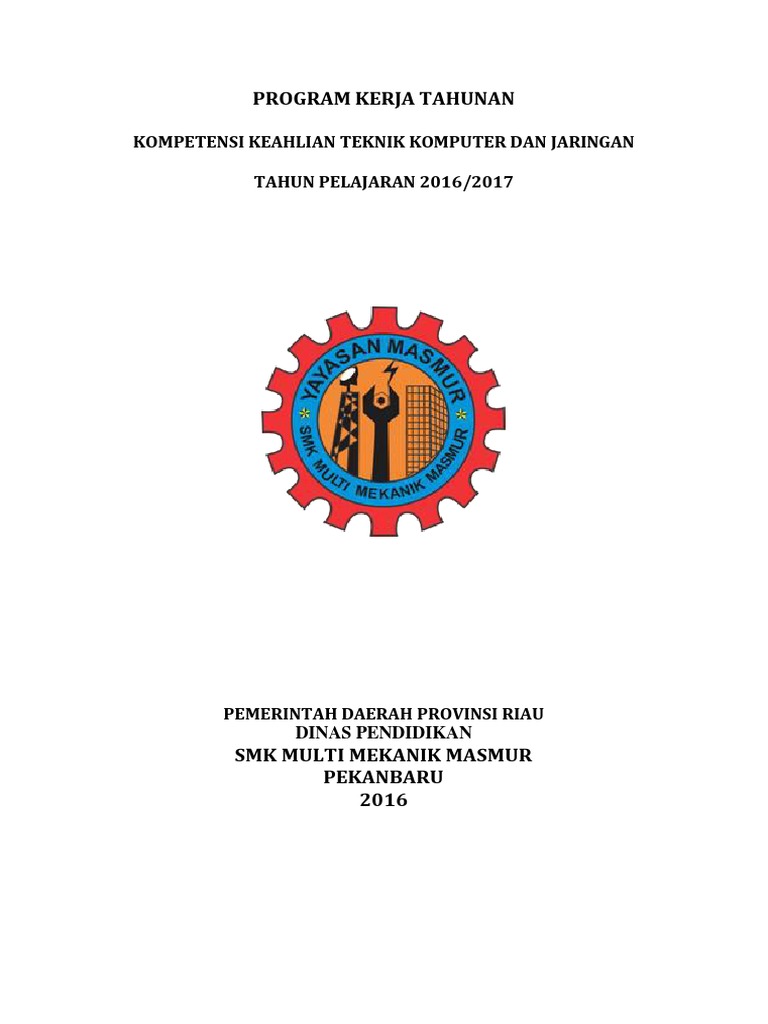 Program Kerja TKJ 2017 | PDF