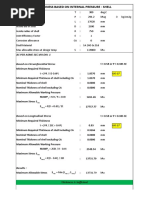 Nozzle Repad Design Sheet | PDF | Materials | Industrial Processes
