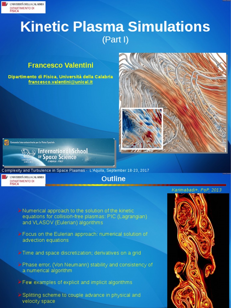 Kinetic Plasma Simulations | PDF | Plasma (Physics) | Numerical Analysis
