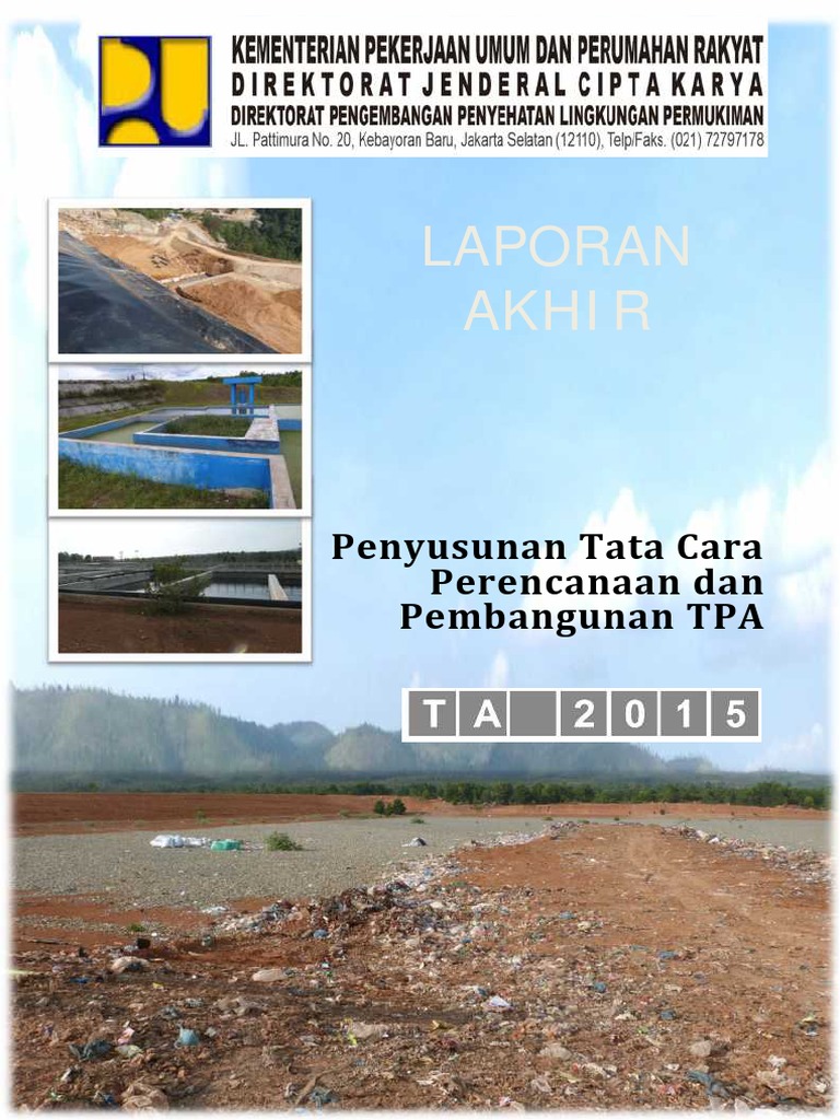 Panduan Pembangunan TPA Sampah | PDF