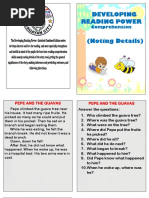 Developing Reading Power Grade 1 PDF | PDF