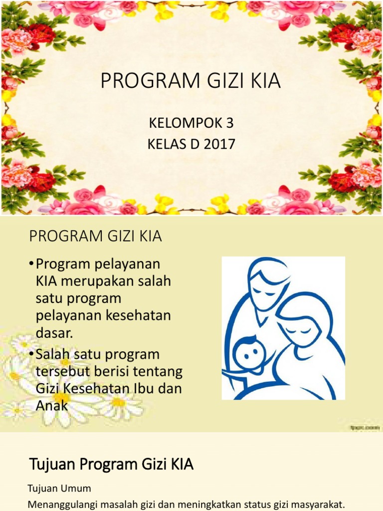 Program Gizi KIA untuk Ibu dan Anak | PDF | Kesehatan Holistik