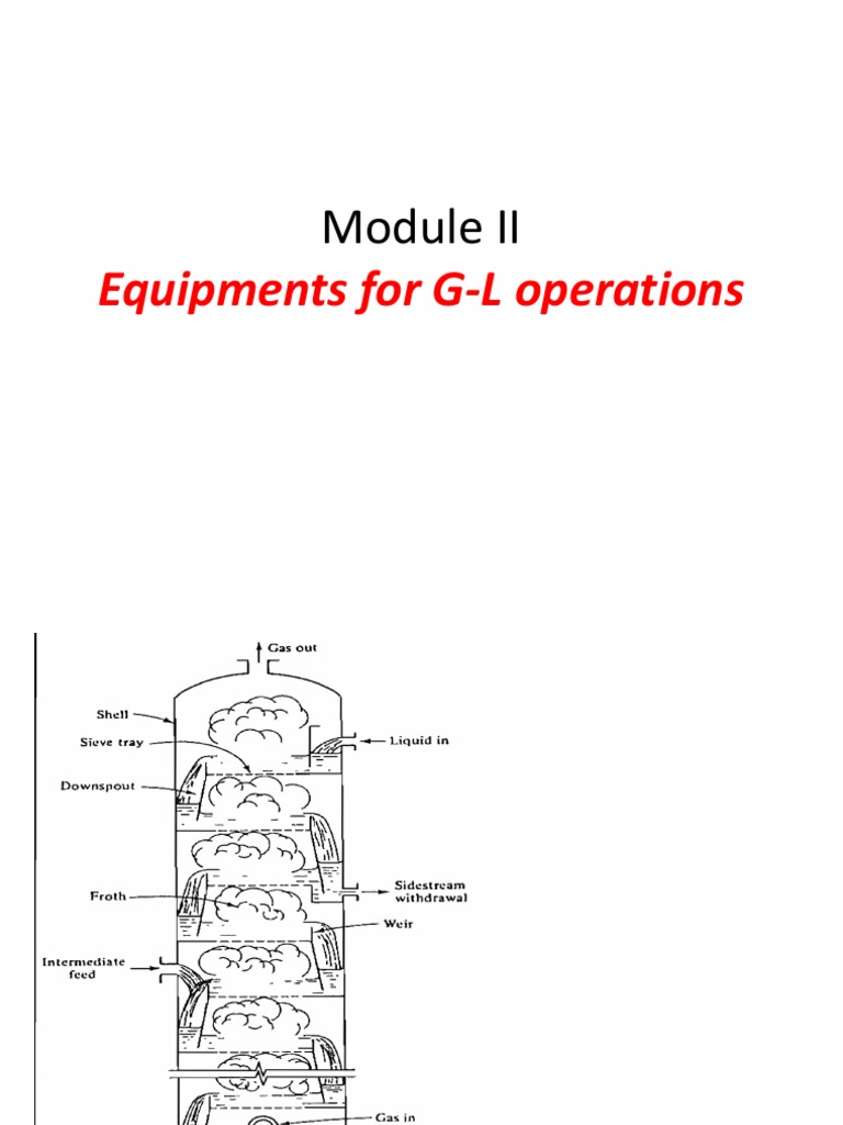 Mass Transfer Equipments | PDF | Chemical Engineering | Chemistry