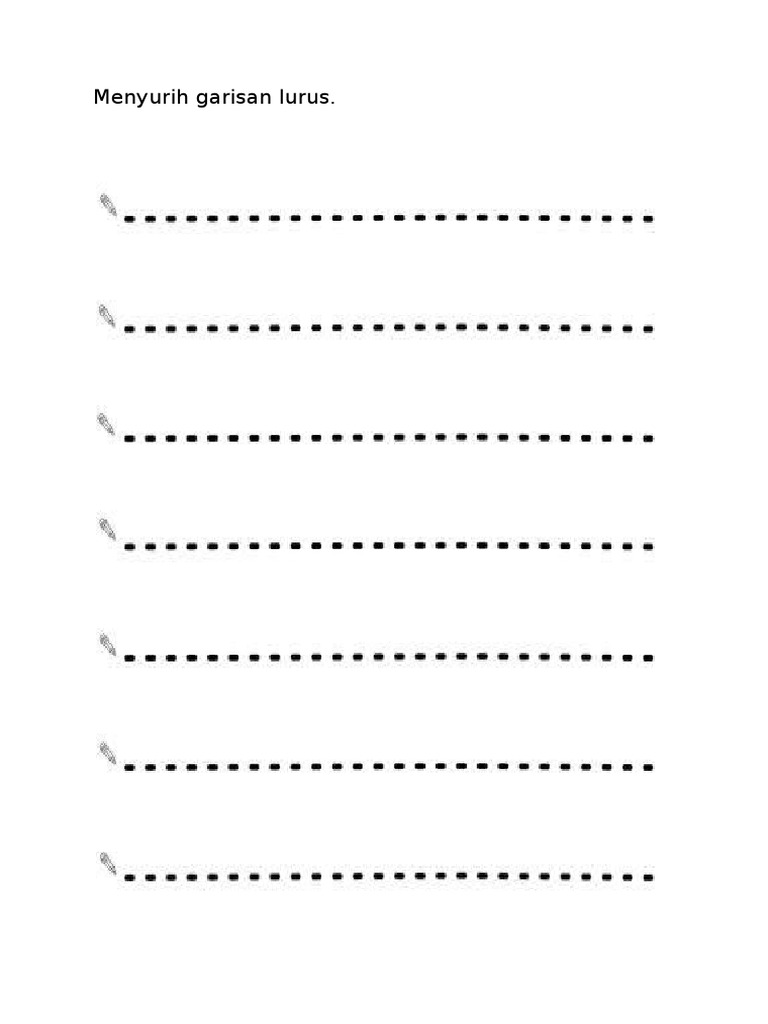 Menyurih Garisan Lurus & Melengkung | PDF