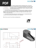 Autodesk Inventor Practice Part Drawings | PDF
