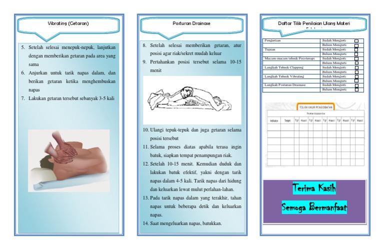 Leaflet Fisioterapi Dada Belakang | PDF