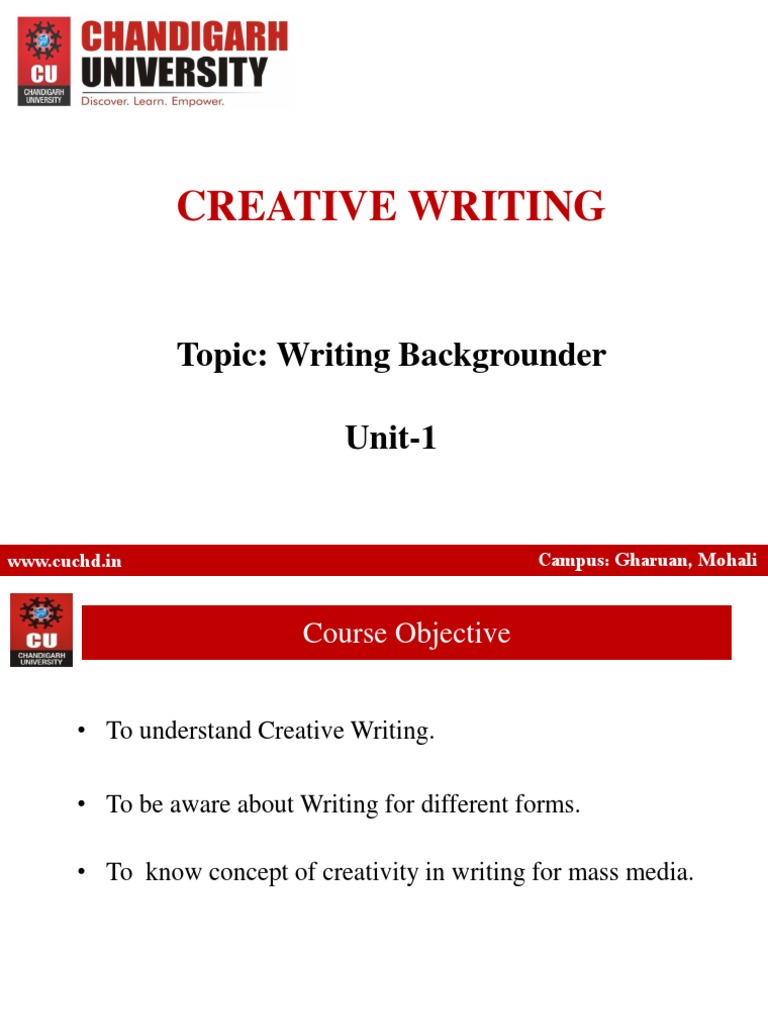 Backgrounders Wrinting (Creative Writing) | PDF | News | Mass Media