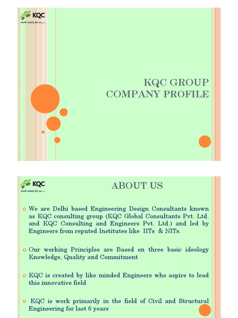 KQC Global Company Profile | PDF | Tunnel | Road